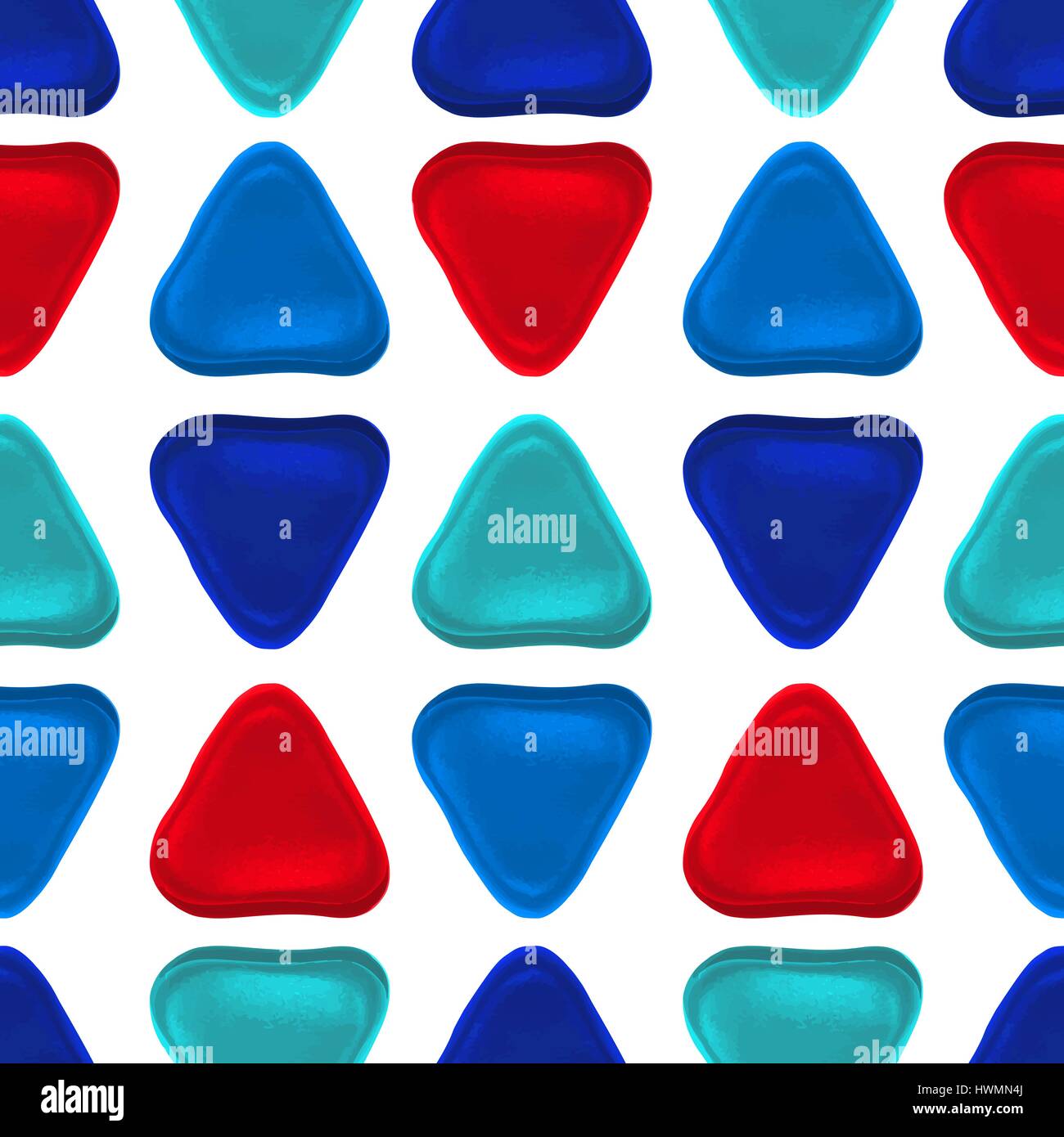 Seamless vector pattern made up of geometric shapes clay Stock Vector ...