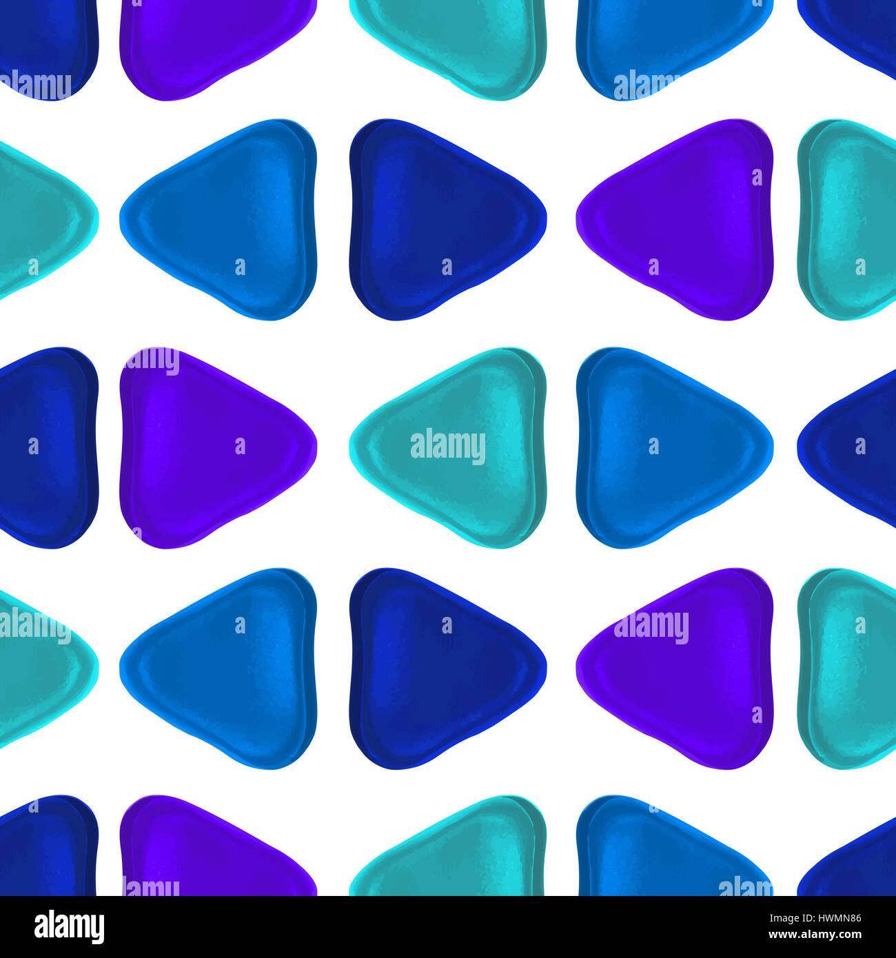 Seamless vector pattern made up of geometric shapes clay Stock Vector ...