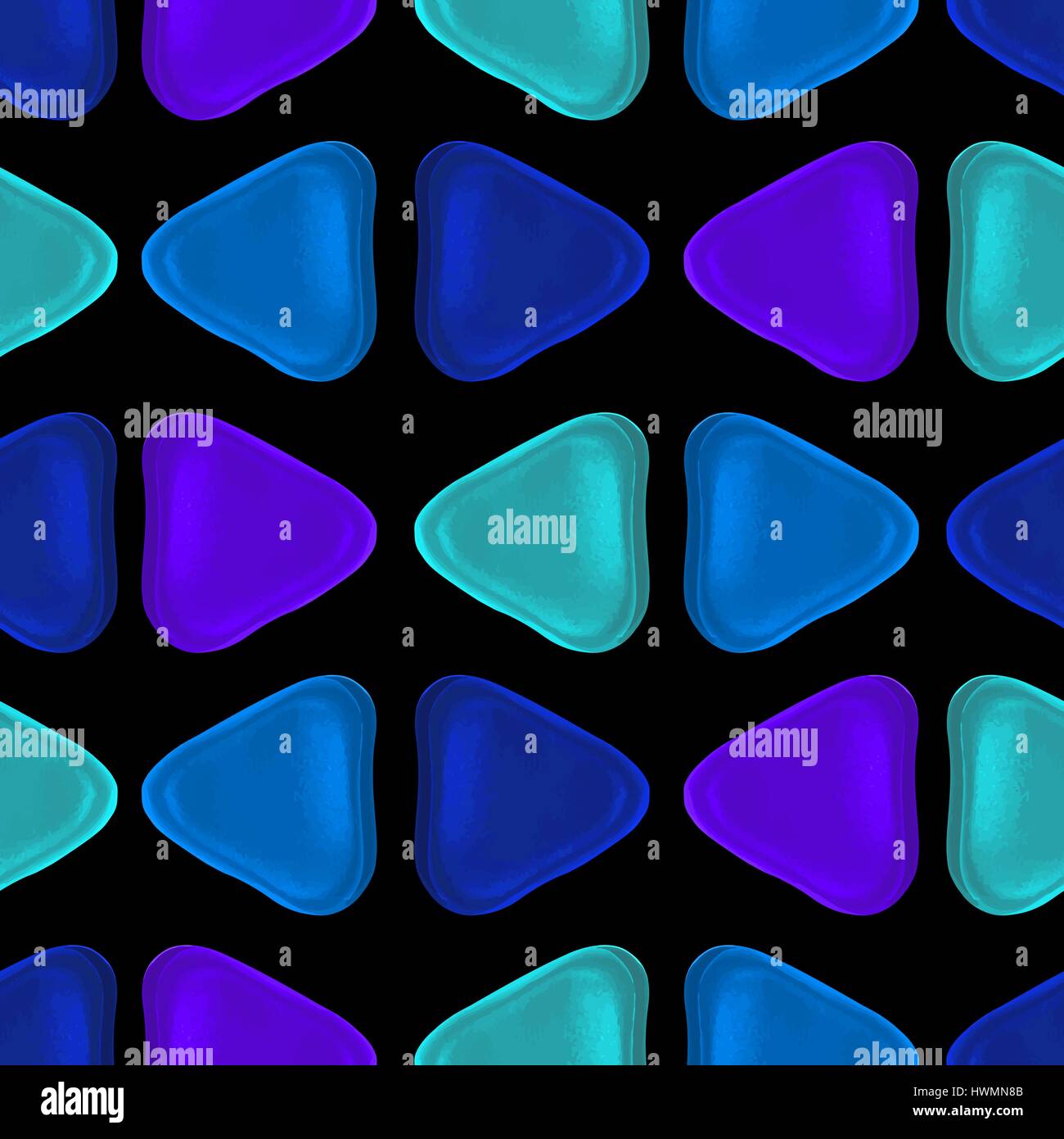 Seamless vector pattern made up of geometric shapes clay Stock Vector ...