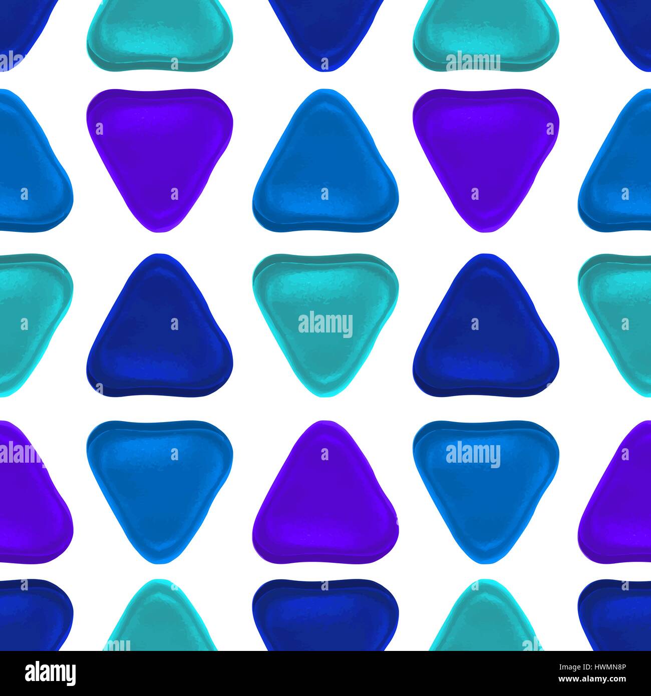 Seamless vector pattern made up of geometric shapes clay Stock Vector ...