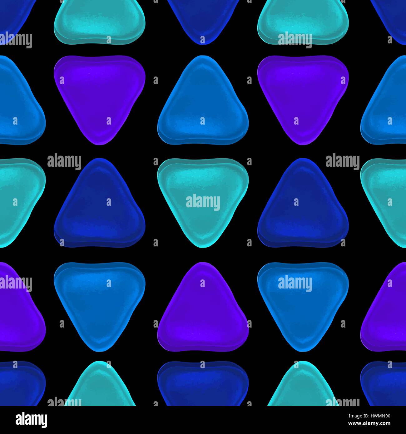 Seamless vector pattern made up of geometric shapes clay Stock Vector ...