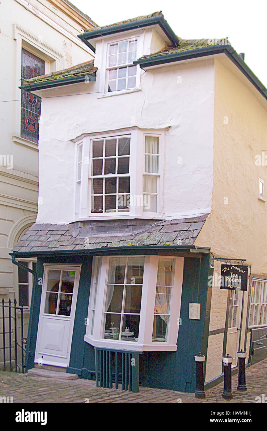 The Crooked House Tea Rooms Windsor Stock Photo - Alamy