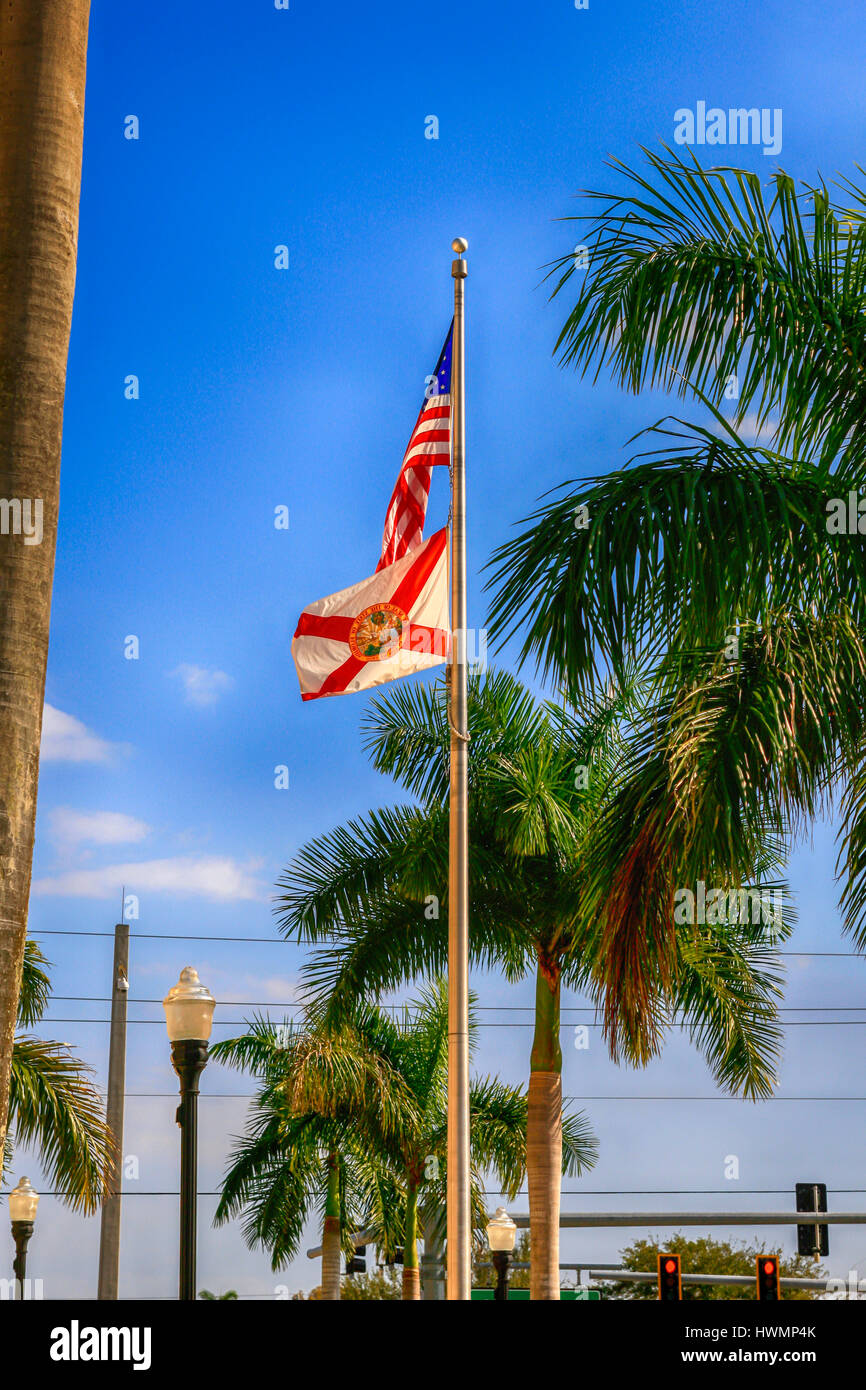 Florida state flag hi-res stock photography and images - Alamy