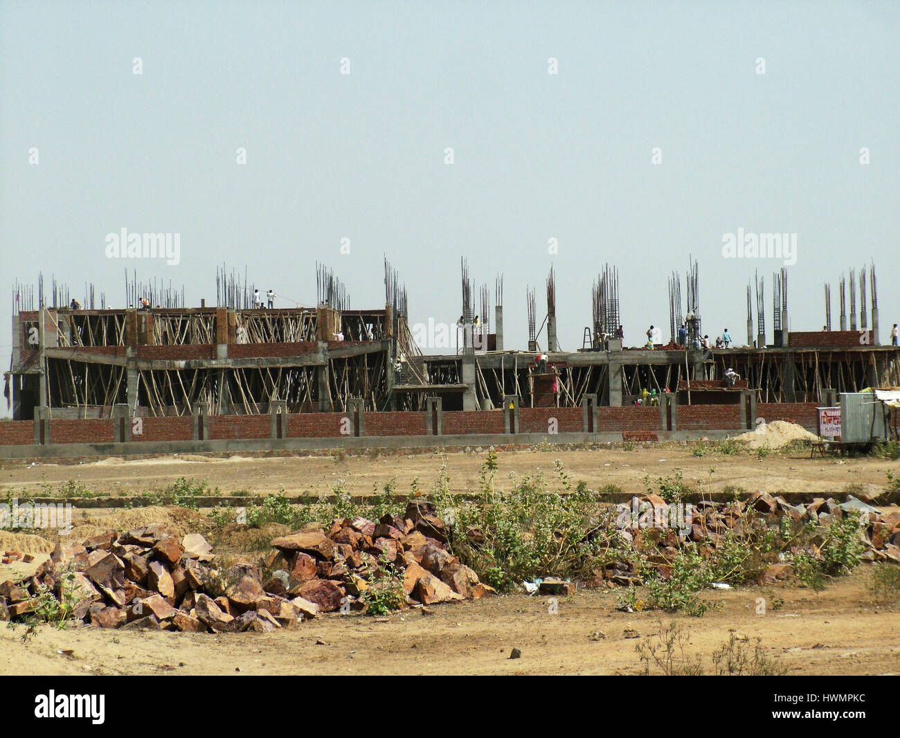 Big Building Construction Site, Jaipur, India, (Photo Copyright © by ...