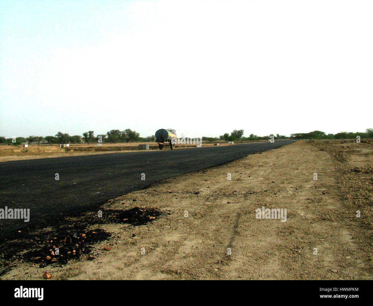 Road under Construction, Paddy Fields Indian Village, Substation ...