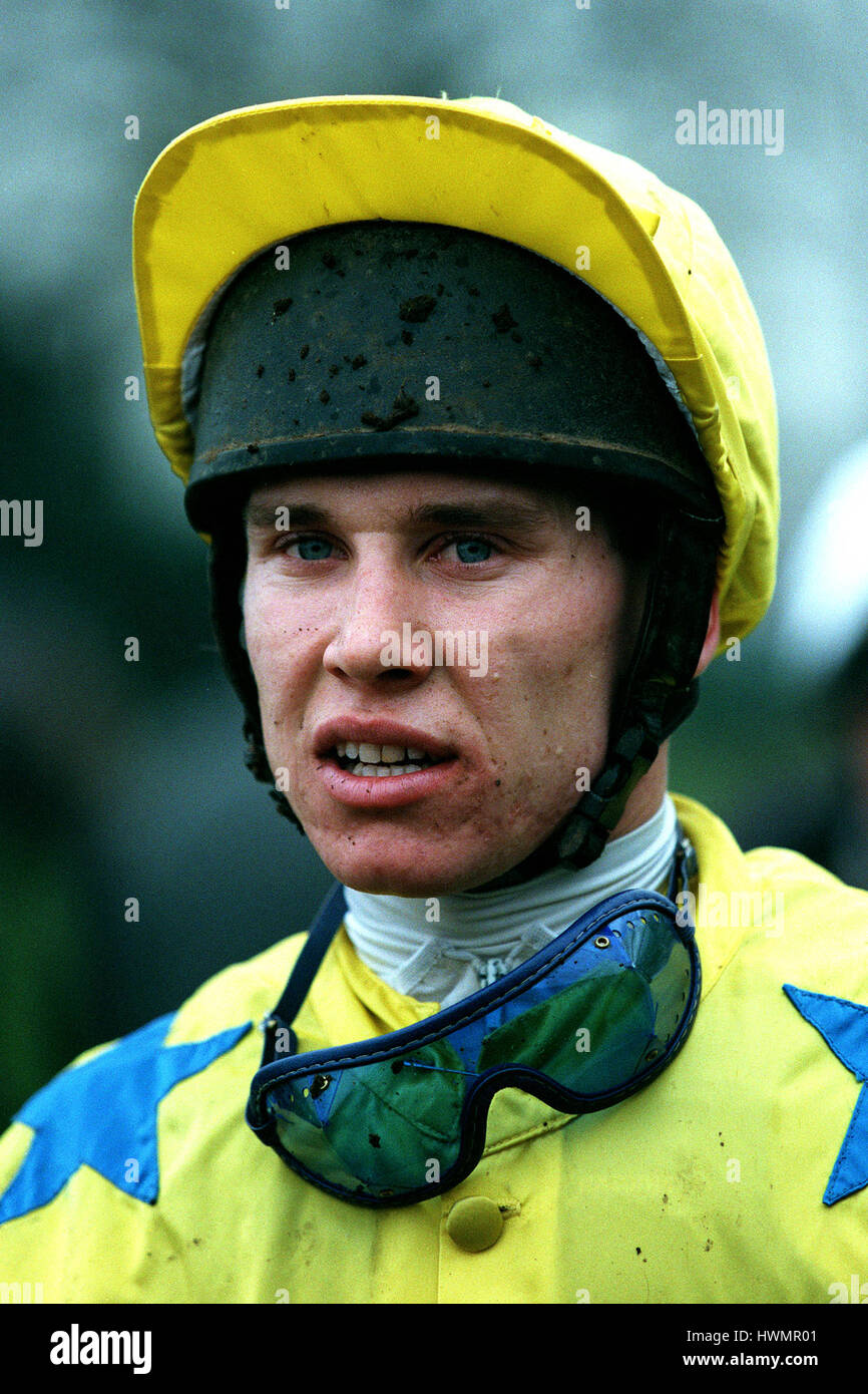 R JOHNSON JOCKEY 29 January 1999 Stock Photo - Alamy
