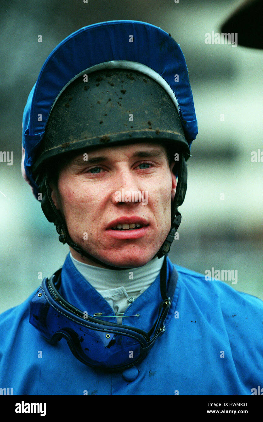 RICHARD JOHNSON JOCKEY 29 January 1999 Stock Photo - Alamy