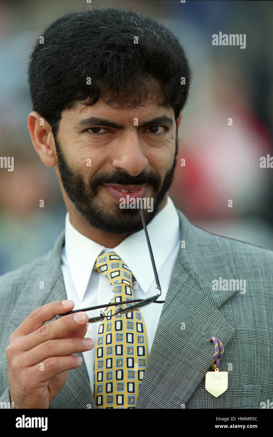 SAEED BIN SUROOR RACE HORSE TRAINER 09 September 1999 Stock Photo - Alamy