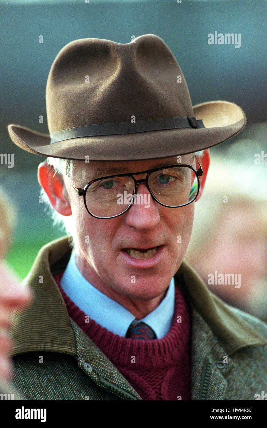 THOMAS TATE RACE HORSE TRAINER 05 December 1999 Stock Photo - Alamy