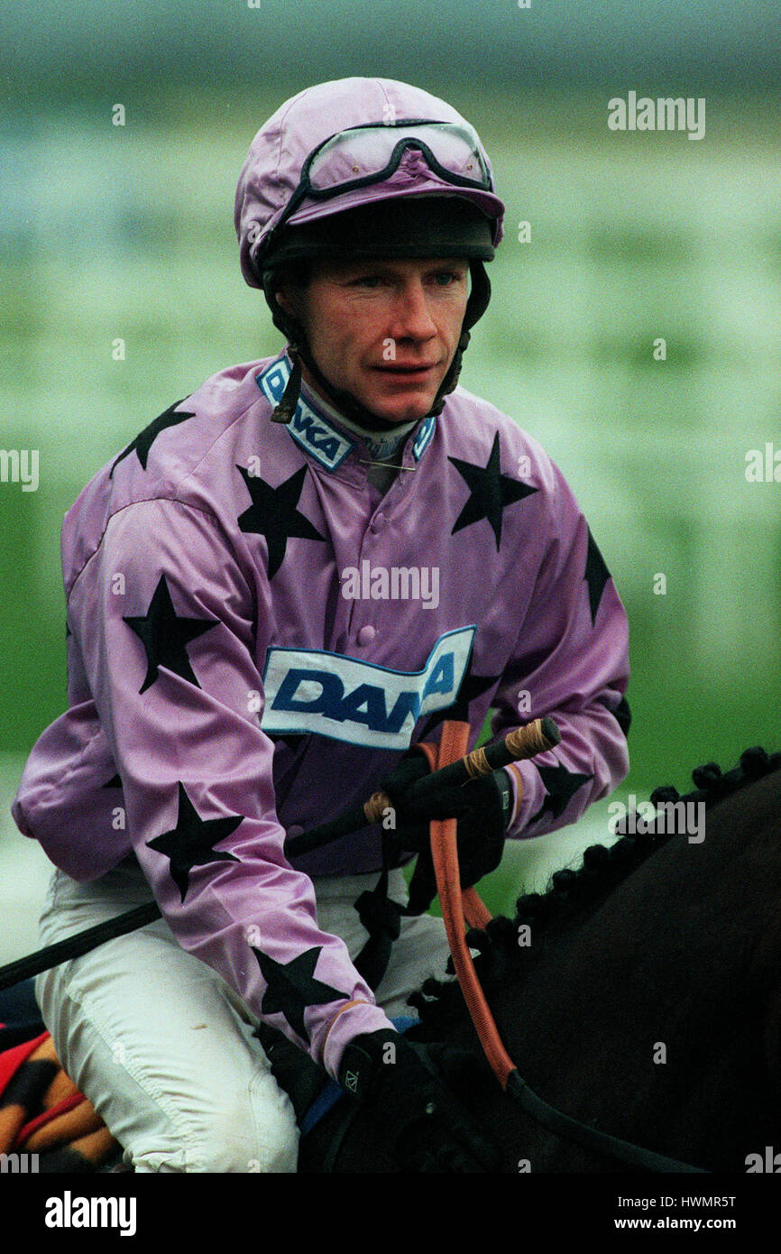 MICK FITZGERALD JOCKEY 29 January 1999 Stock Photo - Alamy
