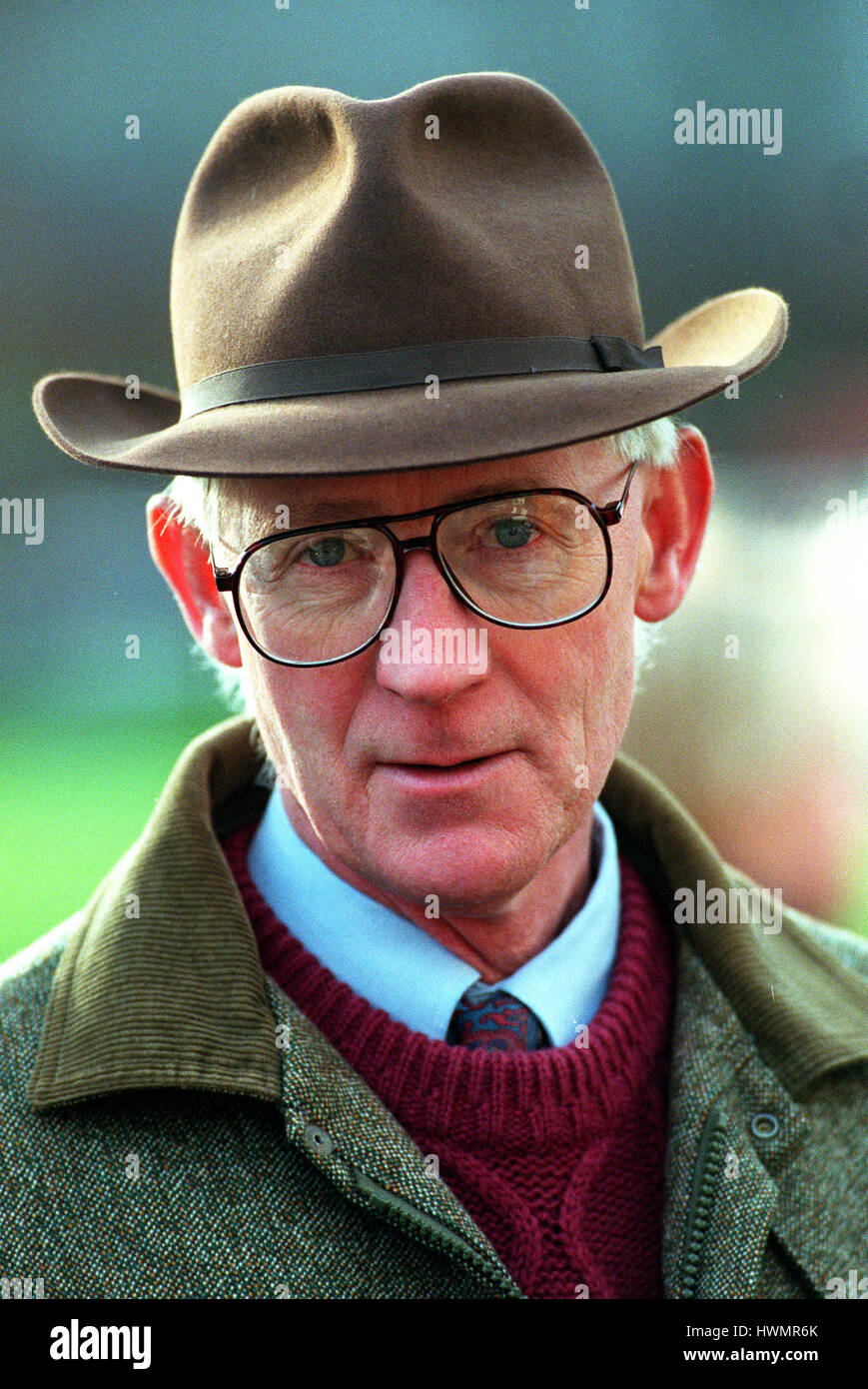 THOMAS TATE RACE HORSE TRAINER 05 December 1999 Stock Photo - Alamy
