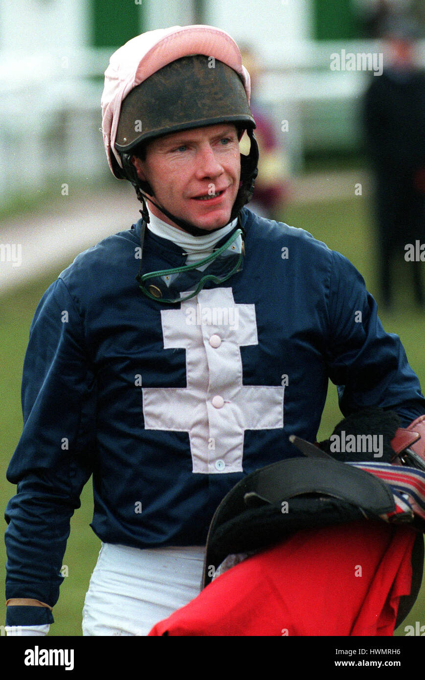 MICK FITZGERALD JOCKEY 05 January 2000 Stock Photo - Alamy