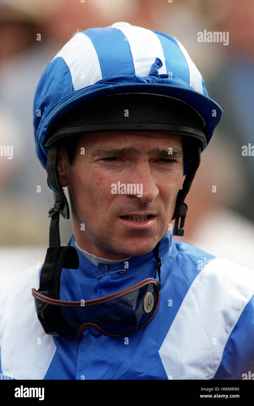 RICHARD HILLS JOCKEY 22 August 2000 Stock Photo - Alamy