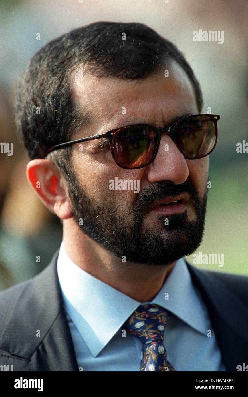 SHEIKH MOHAMMED RACE HORSE OWNER 07 May 2000 Stock Photo - Alamy