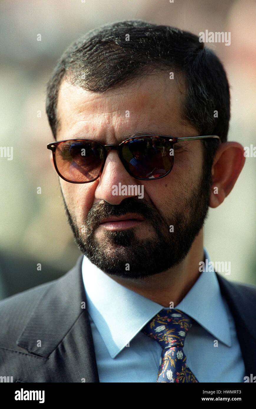 SHEIKH MOHAMMED RACE HORSE OWNER 07 May 2000 Stock Photo - Alamy