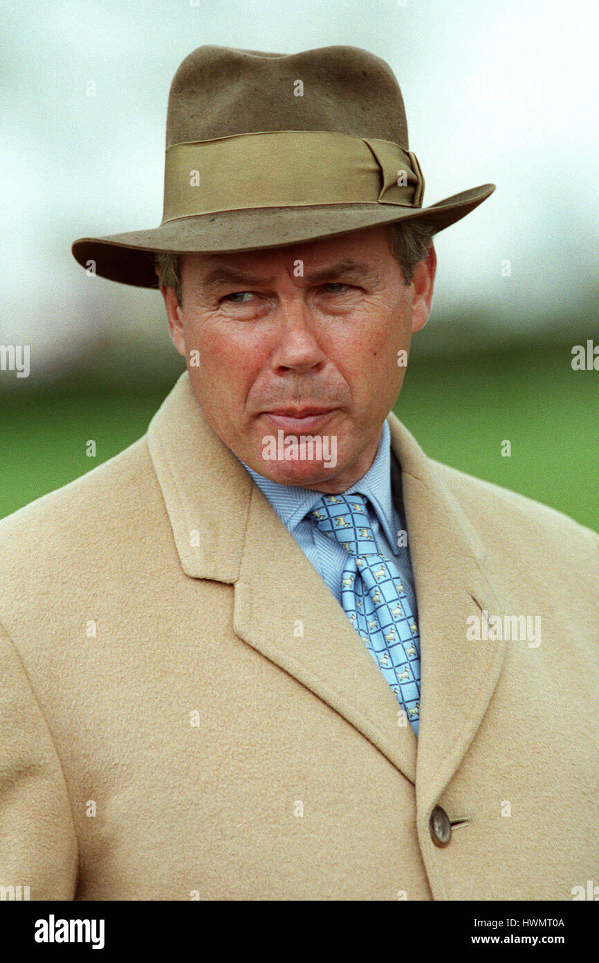 BEN HANBURY RACE HORSE TRAINER 18 April 2000 Stock Photo - Alamy