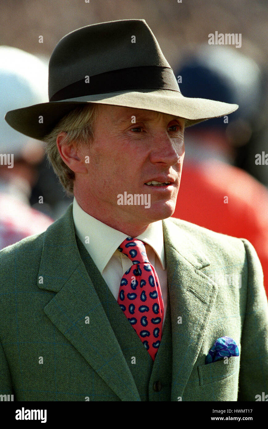 CHARLIE MANN RACE HORSE TRAINER 15 March 2000 Stock Photo - Alamy