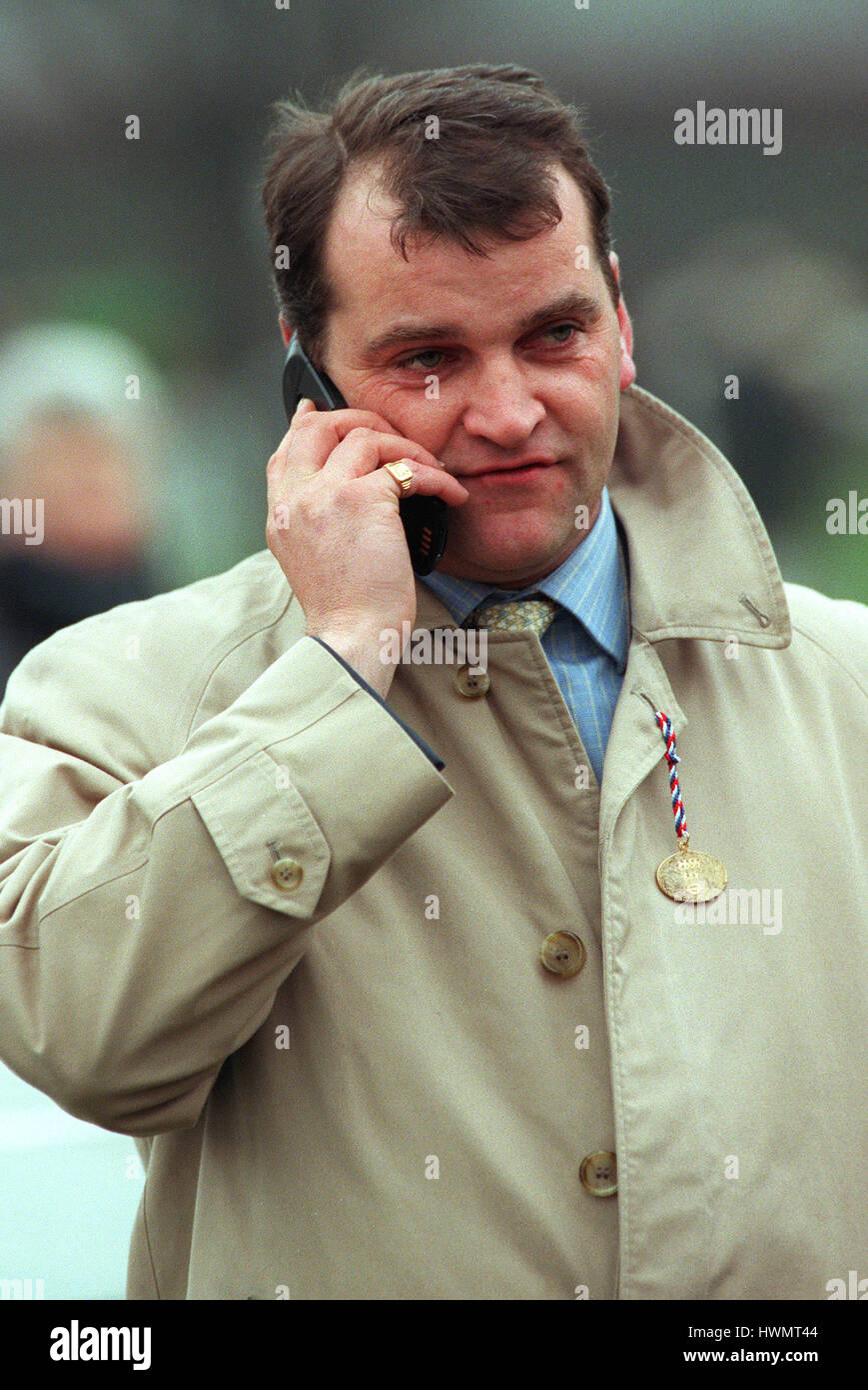 BRIAN MEEHAN RACE HORSE TRAINER 23 March 2000 Stock Photo - Alamy