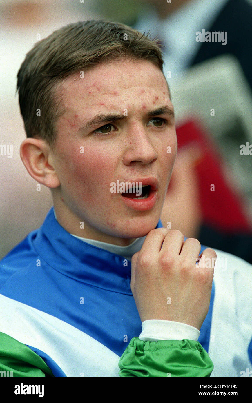 JAMIE MACKAY JOCKEY 22 August 2000 Stock Photo - Alamy