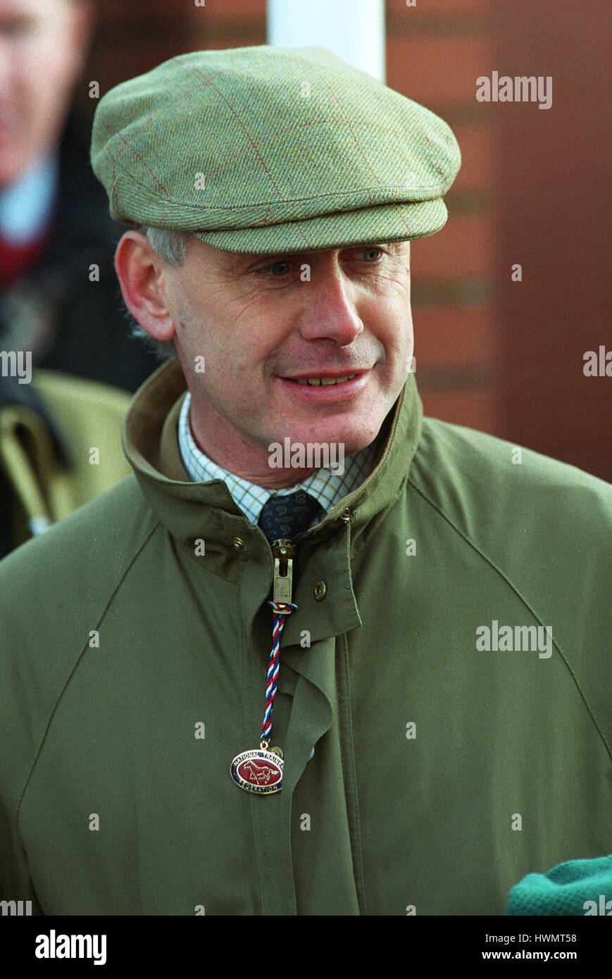 JOHN MACKIE RACE HORSE TRAINER 18 January 2000 Stock Photo - Alamy