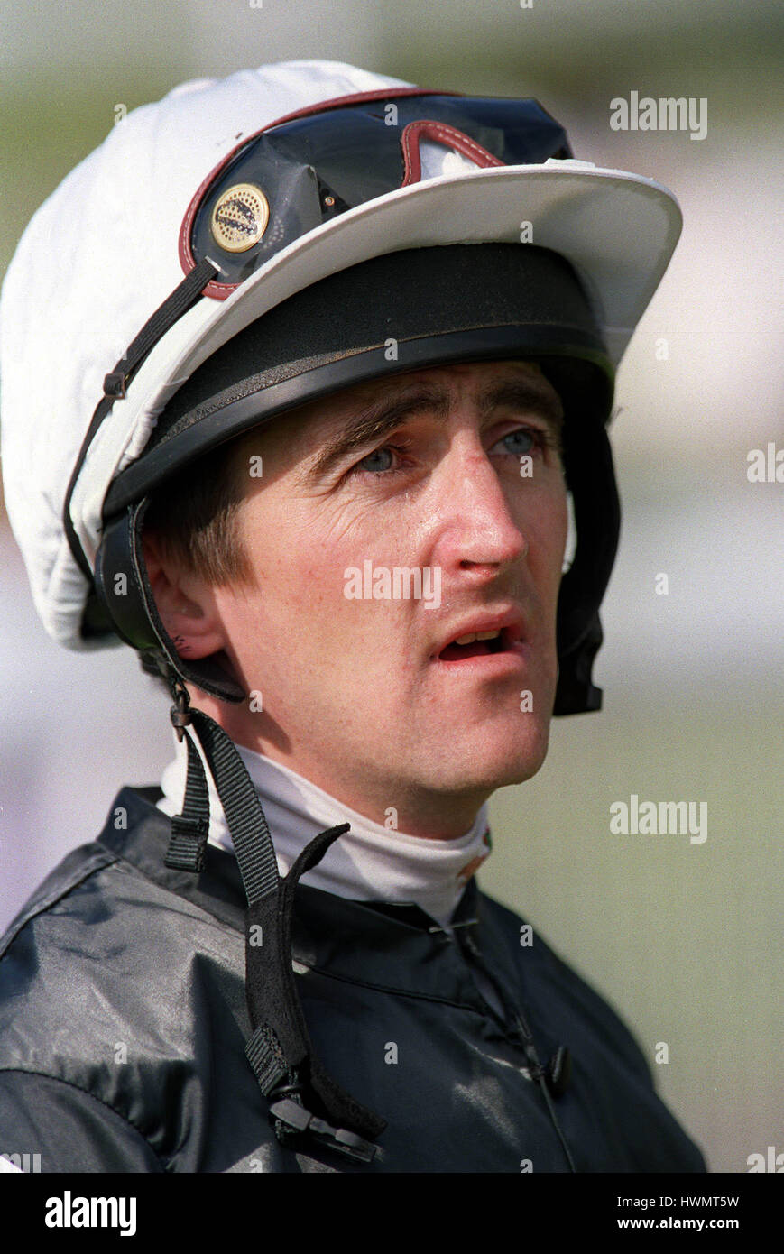 DAVID HARRISON. JOCKEY 22 August 2000 Stock Photo - Alamy