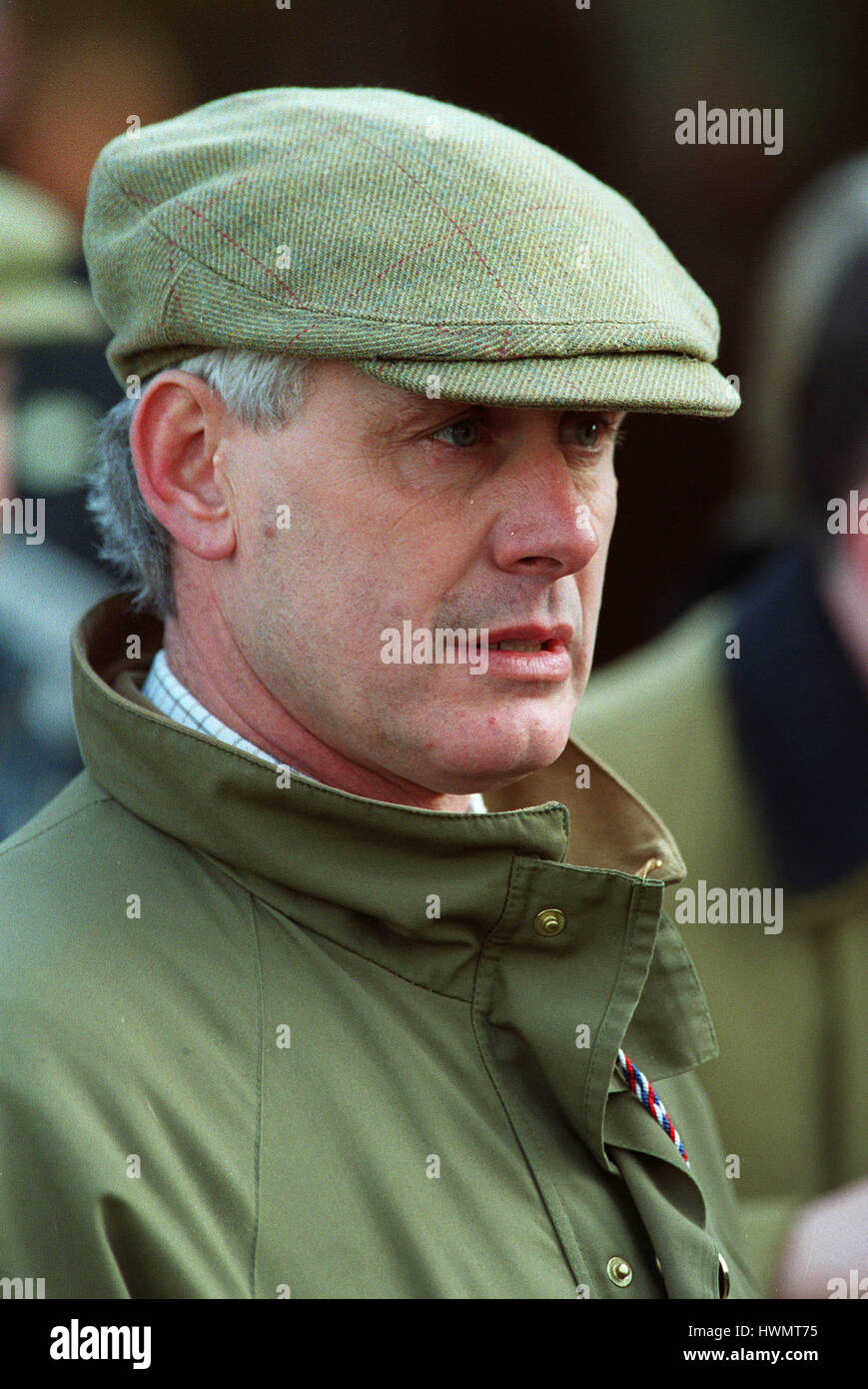 JOHN MACKIE RACE HORSE TRAINER 18 January 2000 Stock Photo - Alamy