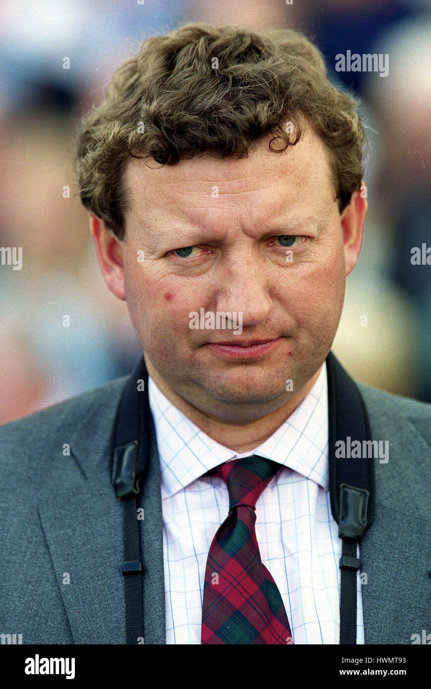 MARK JOHNSTON RACE HORSE TRAINER 22 August 2000 Stock Photo - Alamy