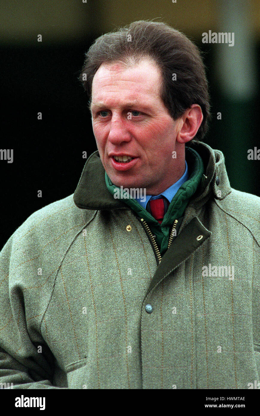 CHRIS GRANT RACE HORSE TRAINER 05 January 2000 Stock Photo - Alamy