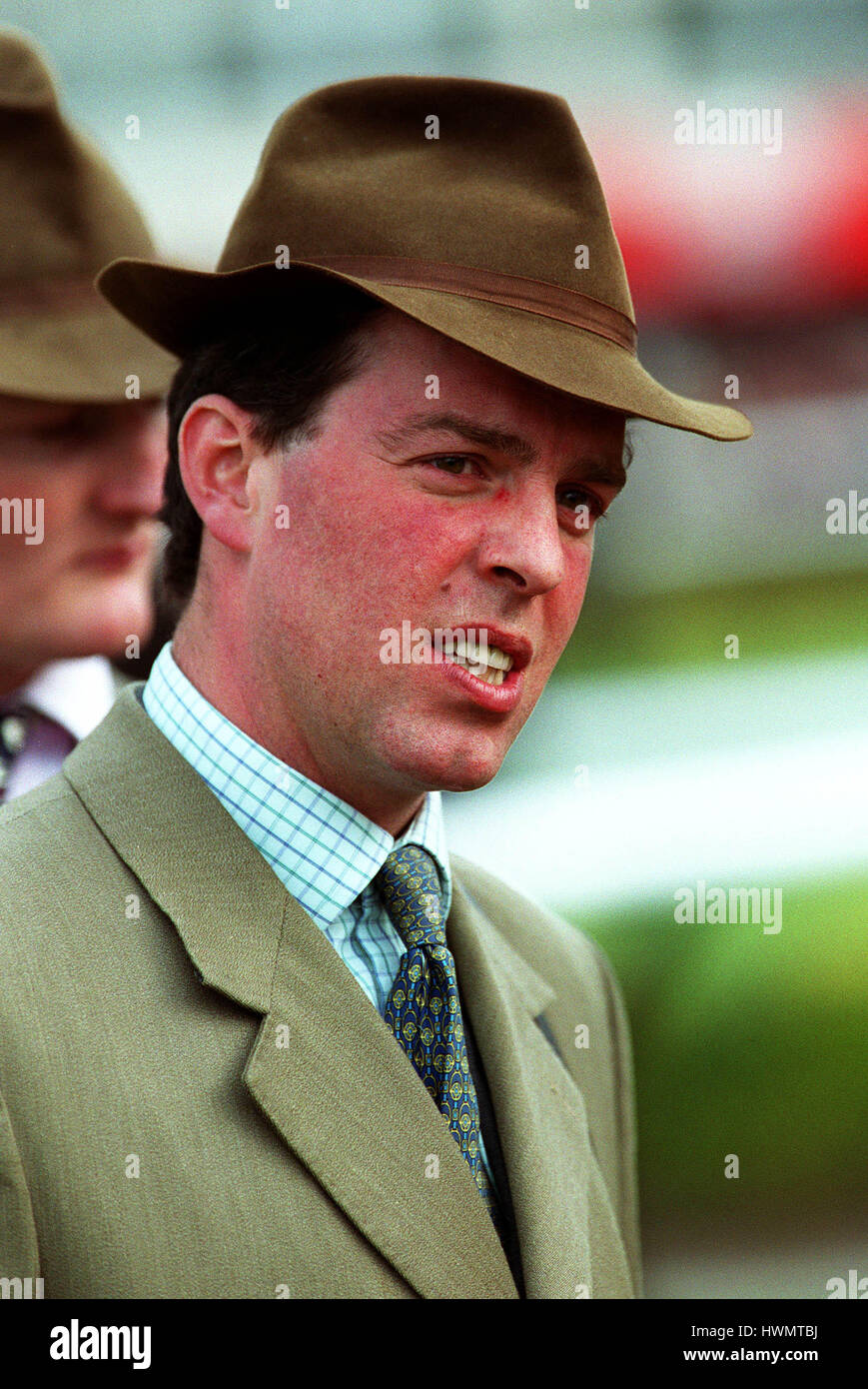 TOM GEORGE RACE HORSE TRAINER 14 March 2000 Stock Photo - Alamy