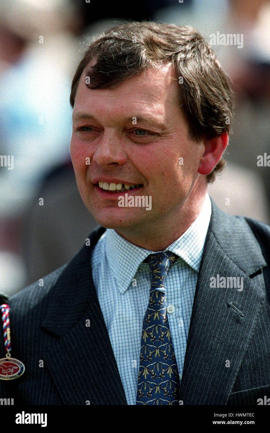 WILLIAM HAGGAS RACE HORSE TRAINER 16 May 2000 Stock Photo - Alamy