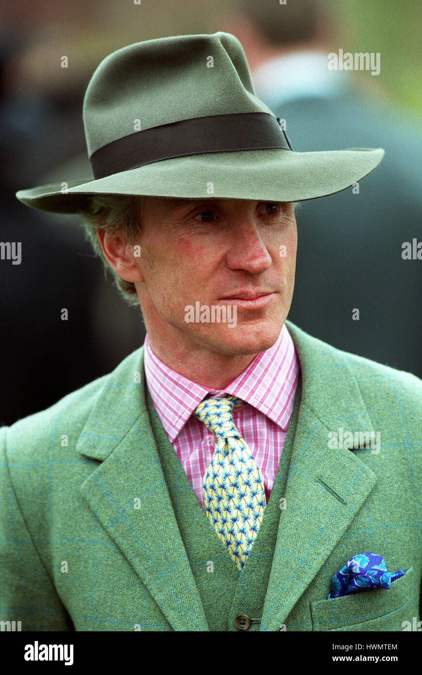 CHARLIE MANN RACE HORSE TRAINER 15 March 2000 Stock Photo - Alamy