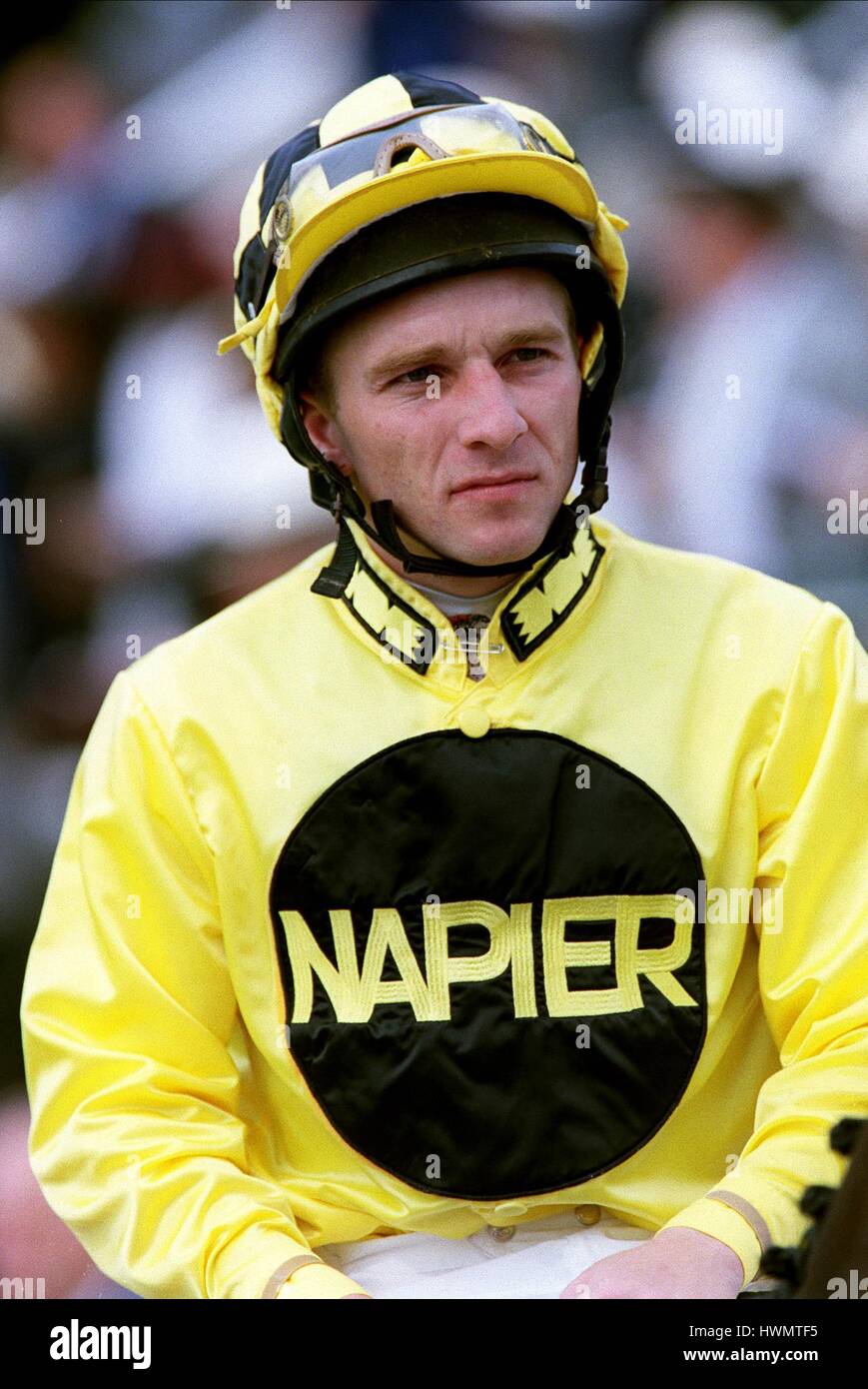 SEB SANDERS JOCKEY 22 August 2000 Stock Photo - Alamy