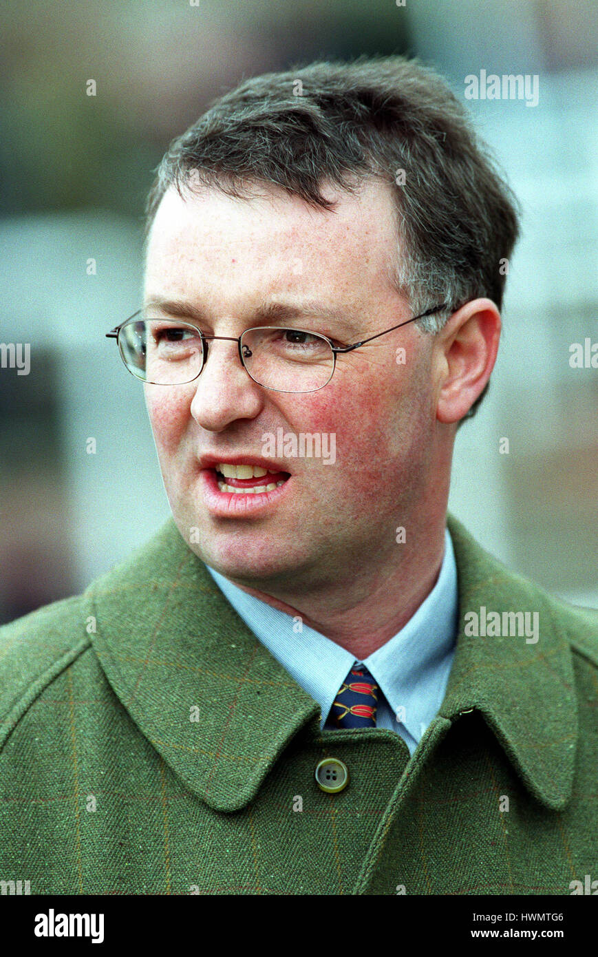 NEIL GRAHAM RACE HORSE TRAINER 18 April 2000 Stock Photo - Alamy