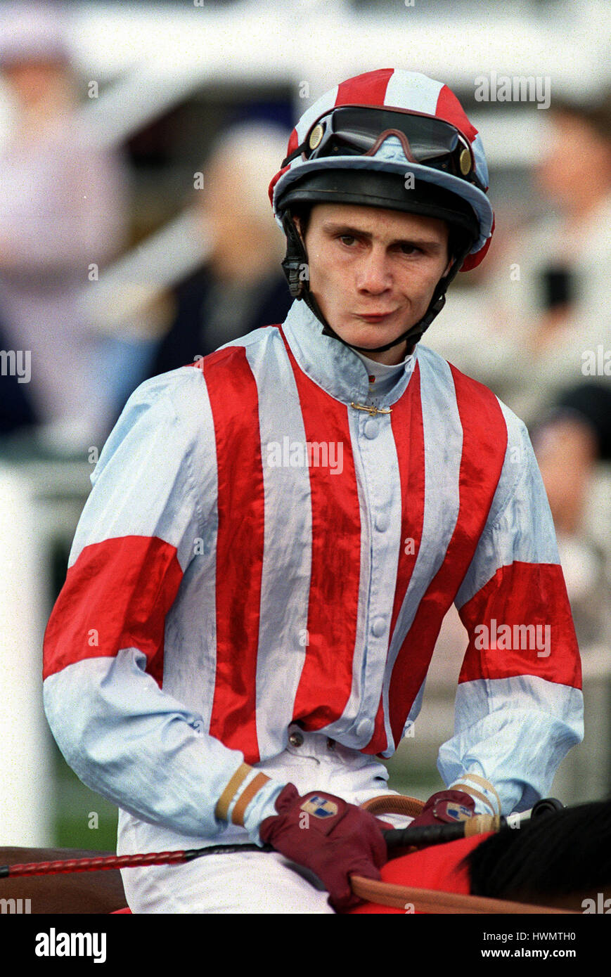 PAUL DOE JOCKEY 22 August 2000 Stock Photo - Alamy