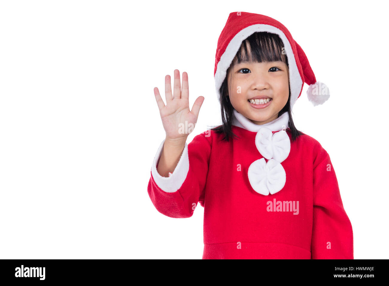 Children waving hello Cut Out Stock Images & Pictures - Alamy