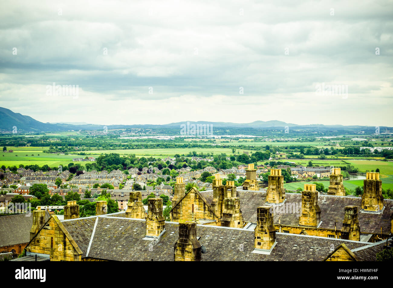 Stirling scotland aerial hi-res stock photography and images - Alamy