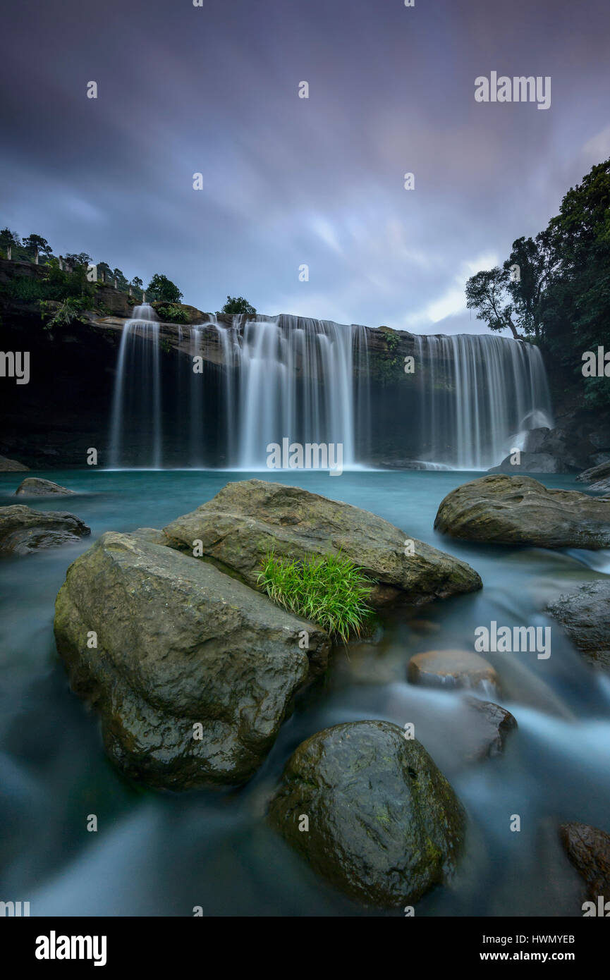 Krang Suri Waterfall, Jaintia Hills, Meghalaya, India Stock Photo - Alamy