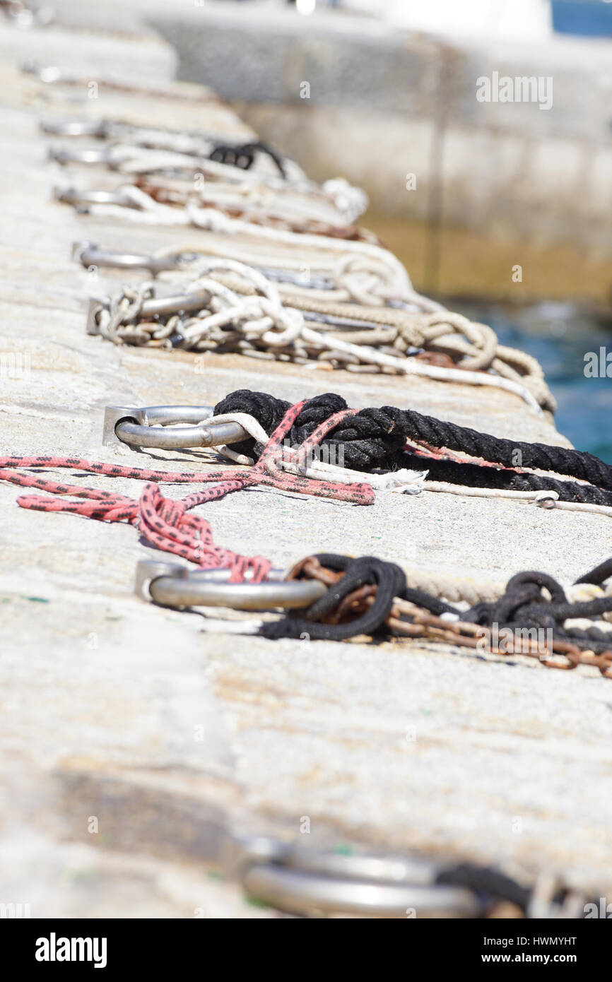 nautical anchor chains Stock Photo - Alamy
