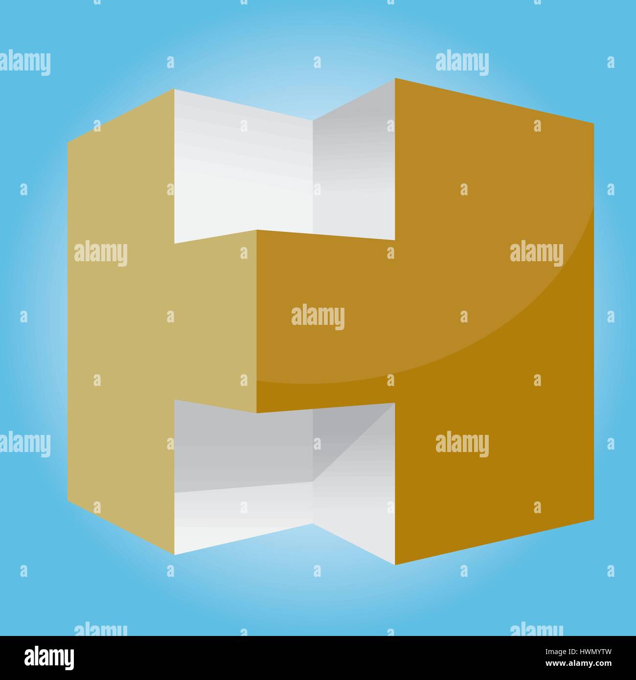 3d logo Icon Stock Vector Image & Art - Alamy