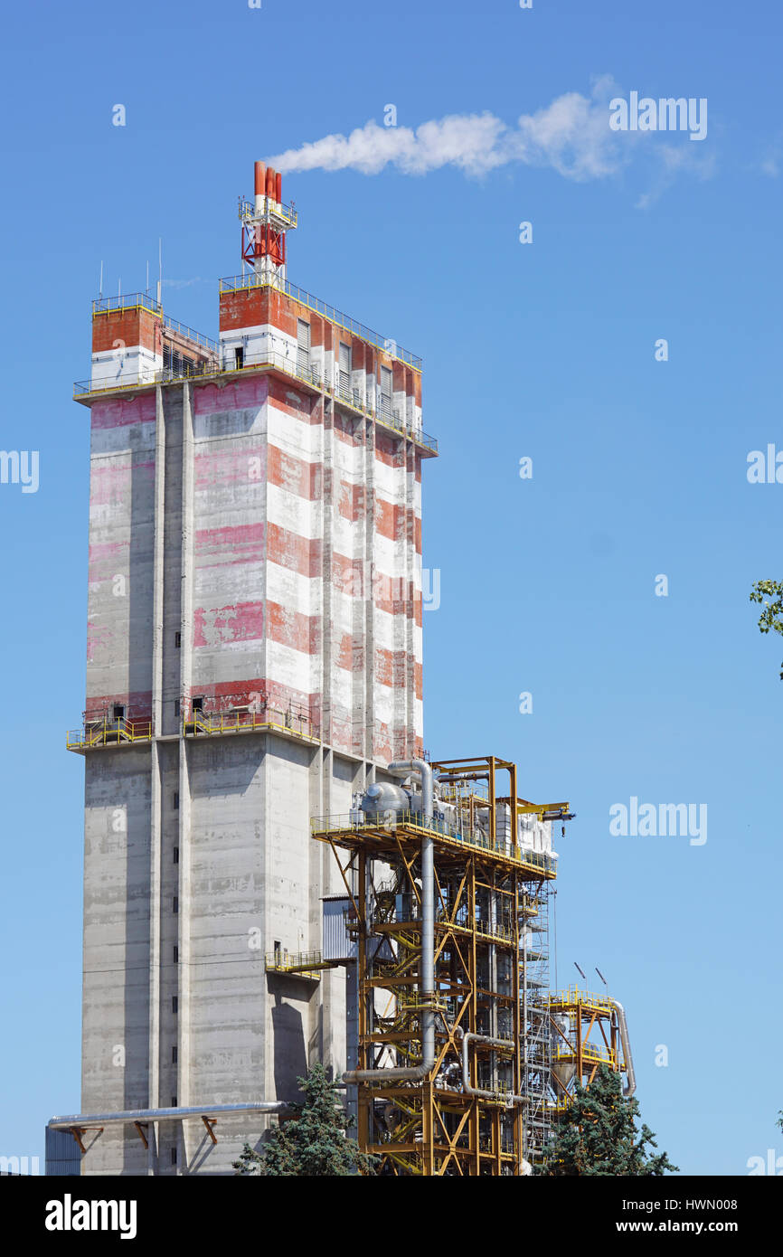 chimney tower industrial Stock Photo - Alamy