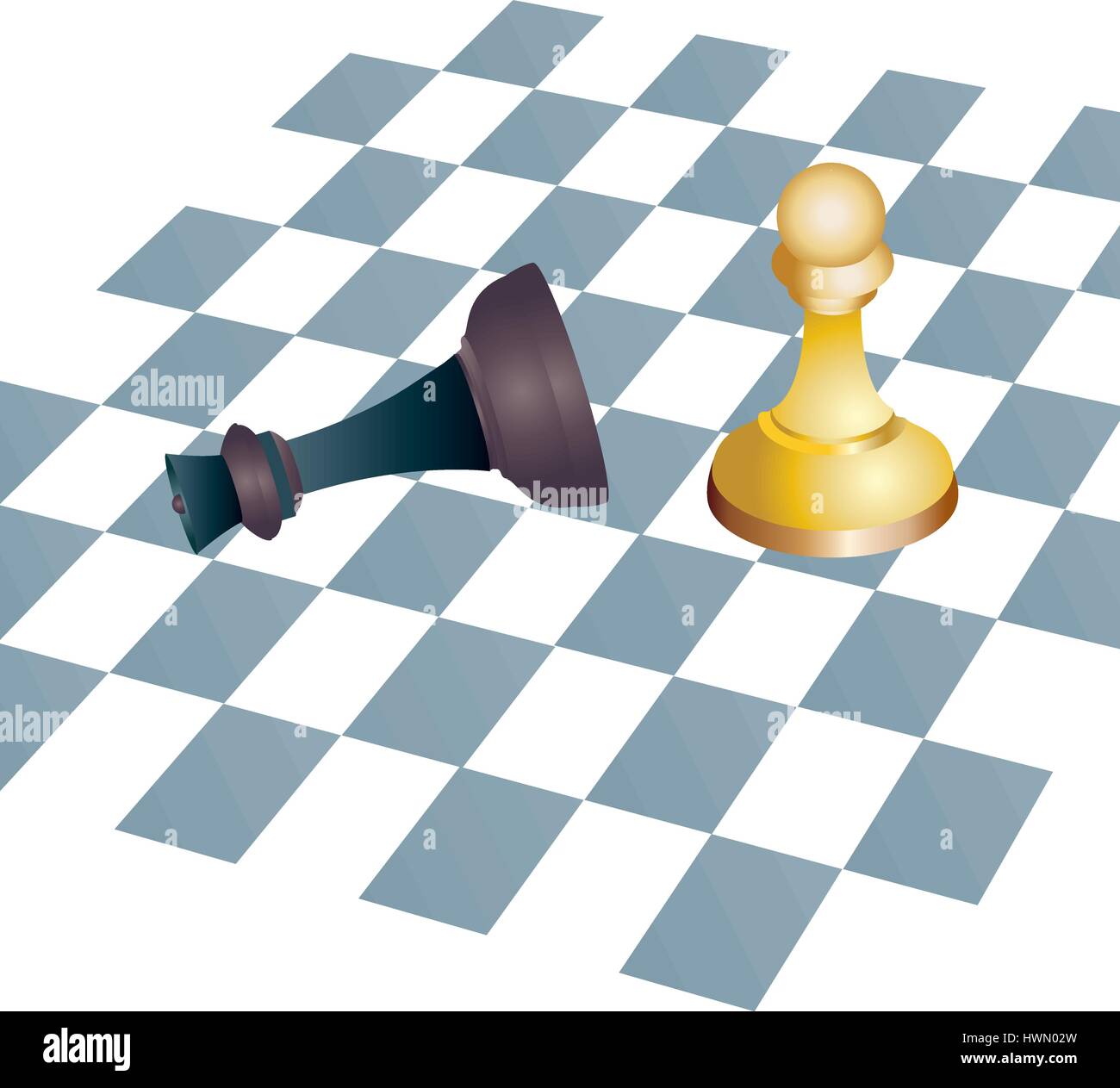 Winning Chess concept Stock Vector Image & Art - Alamy