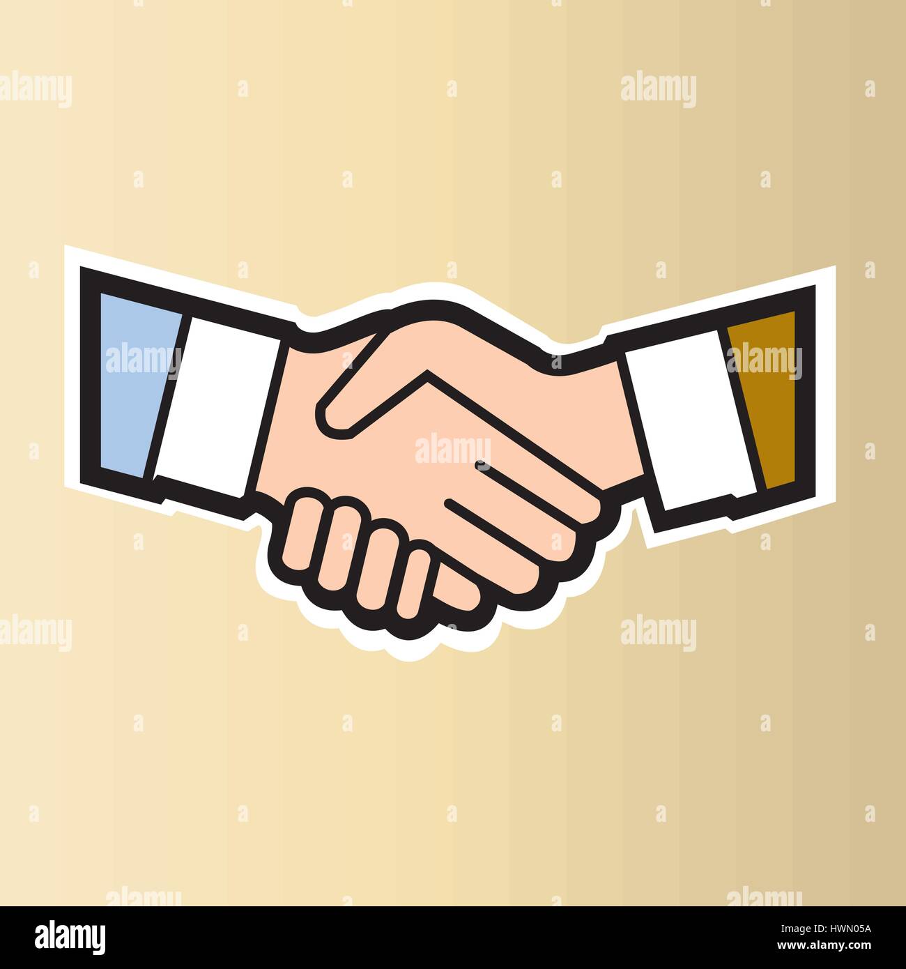 Diplomacy shaking hand Stock Vector Images - Alamy