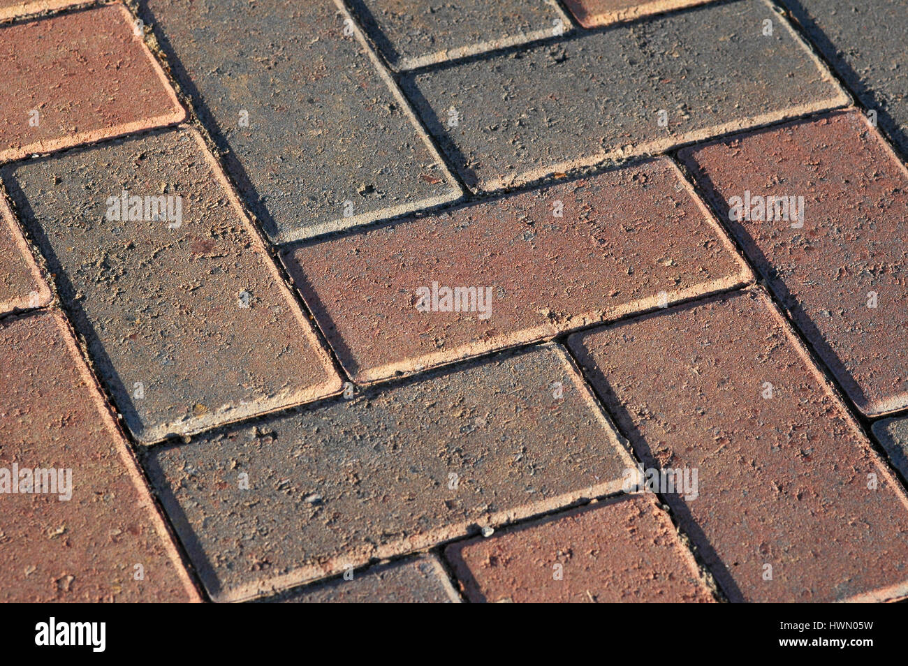 close up of block paving on a walkway Stock Photo - Alamy
