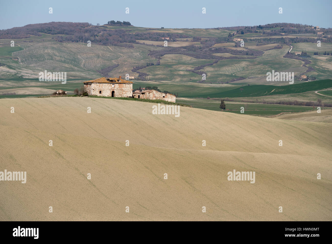 Rural landscape in Tuscany Stock Photo - Alamy