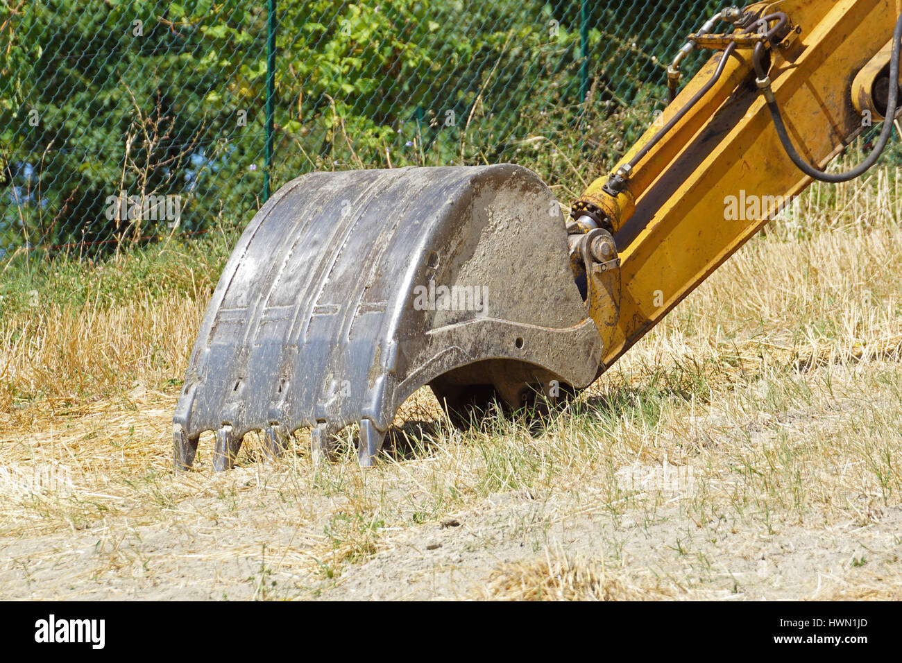 shovel excavator arm Stock Photo - Alamy