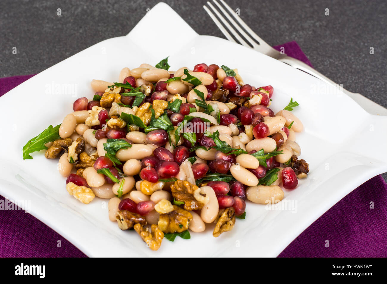 Lenten dish of beans Stock Photo - Alamy