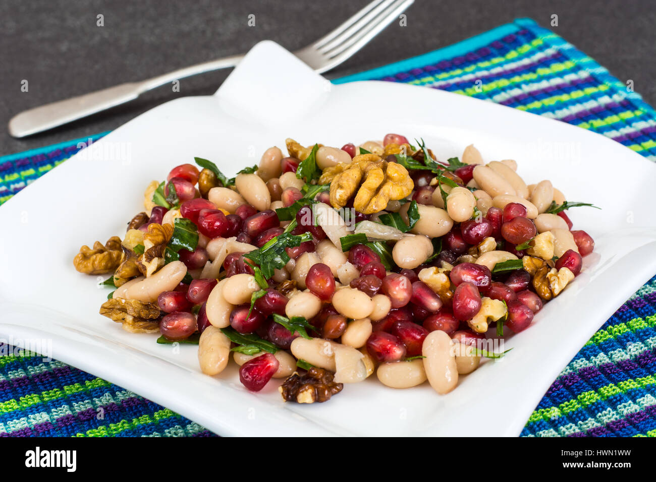 Lenten dish of beans Stock Photo - Alamy