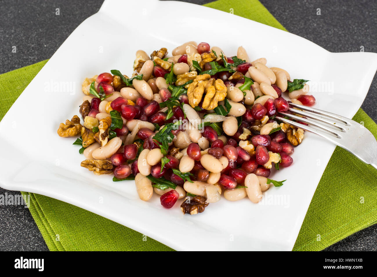 Lenten dish of beans Stock Photo - Alamy