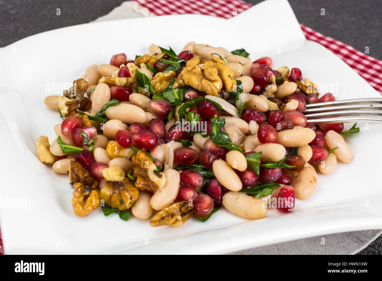 Lenten dish of beans Stock Photo - Alamy