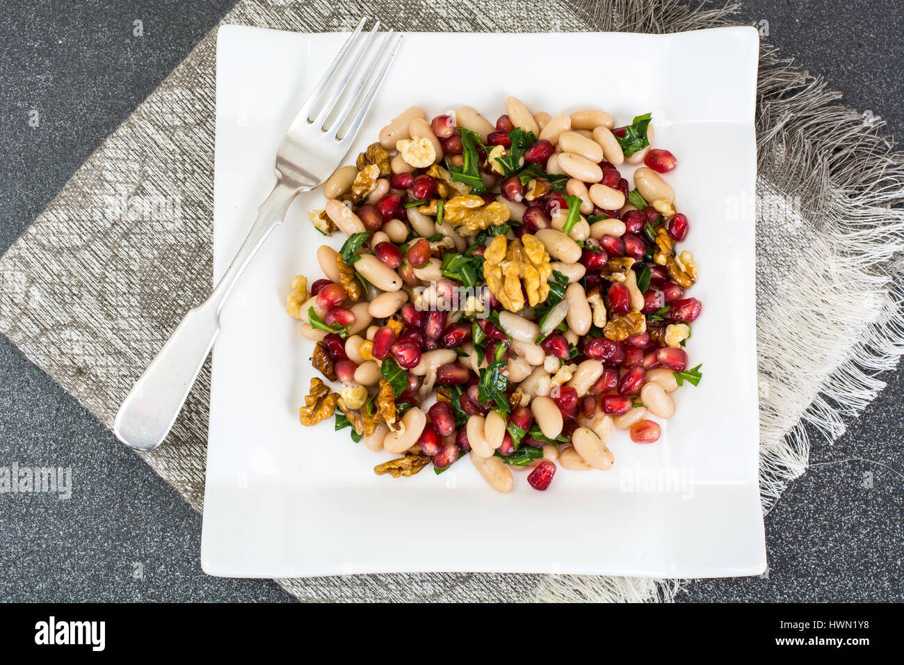 Lenten dish of beans Stock Photo - Alamy